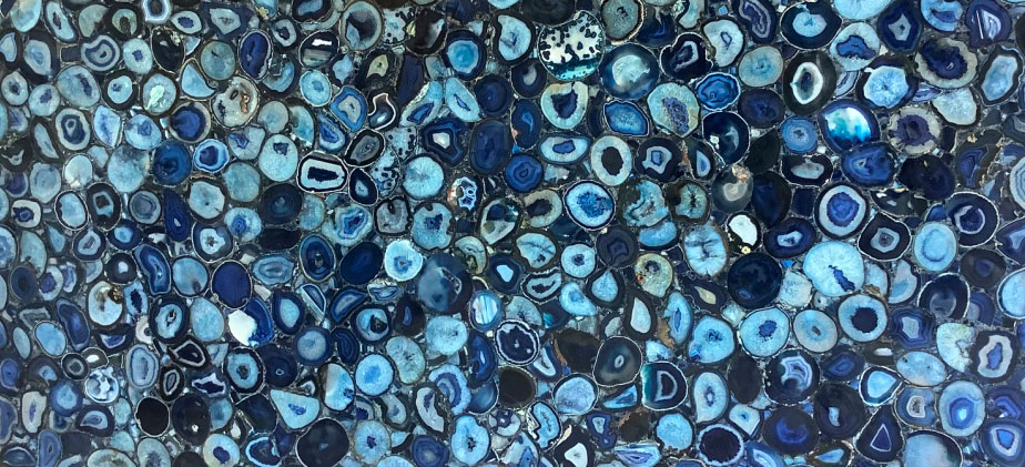 Blue Agate Brazilian - Alkara Stones